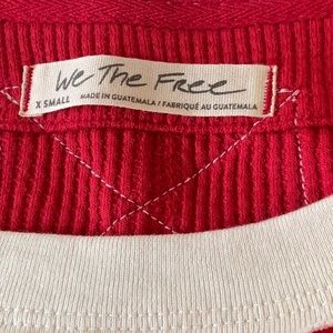 Free People | Tops | Nwot We The Free Jayson Ringer Thermal Long Sleeve ...